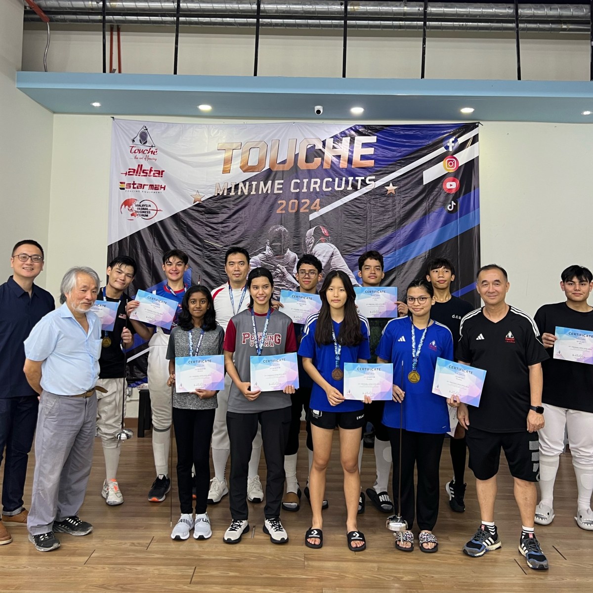 2nd THESEIRA Epee Open 2024 – Touche Fencing Club